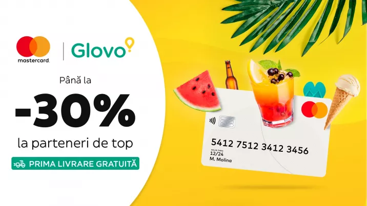 Glovo & Mastercard Happy Summer: Reduceri de până la 30% la parteneri ...