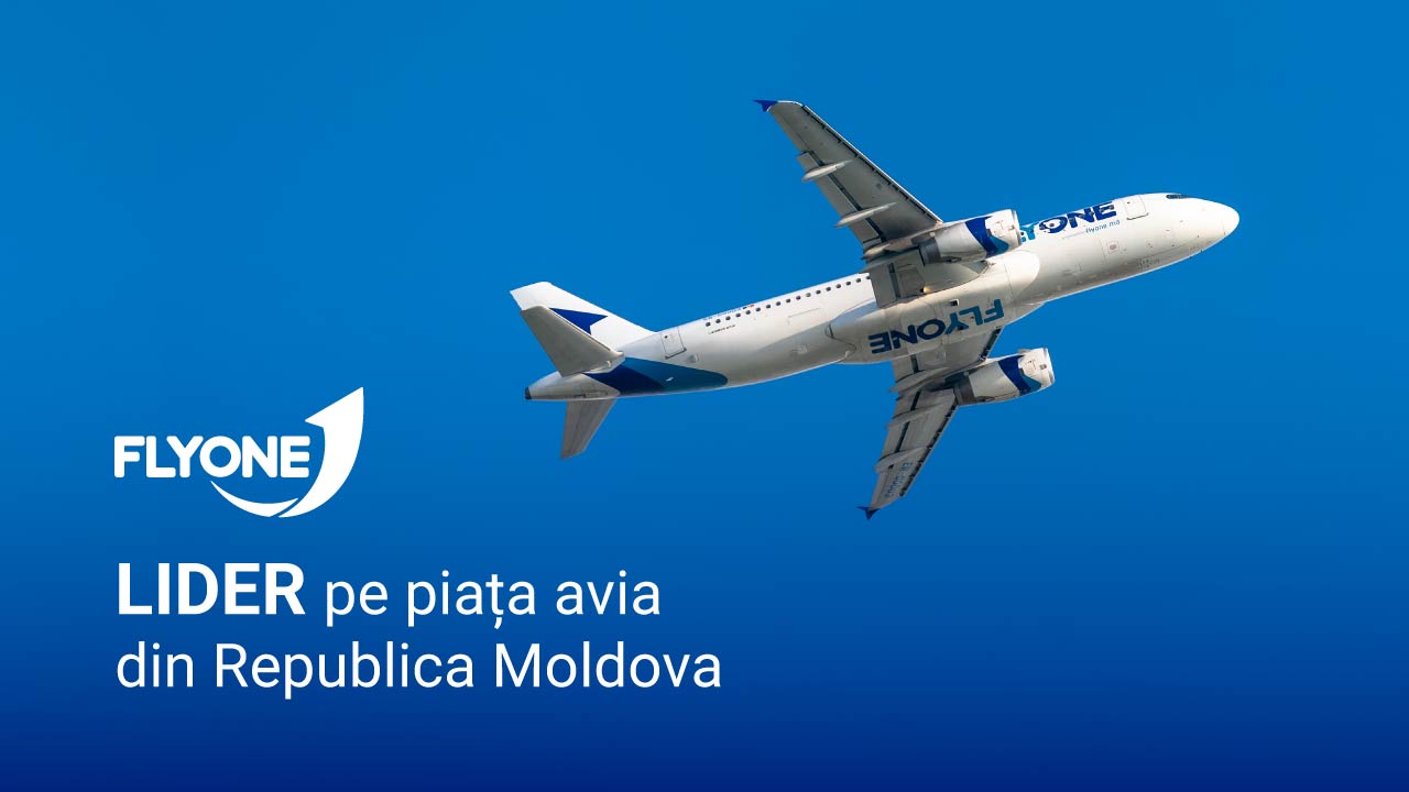 TV8.md - FLYONE, lider pe piața avia din Moldova: „Ne mândrim cu fiecare reușită pe care am ...