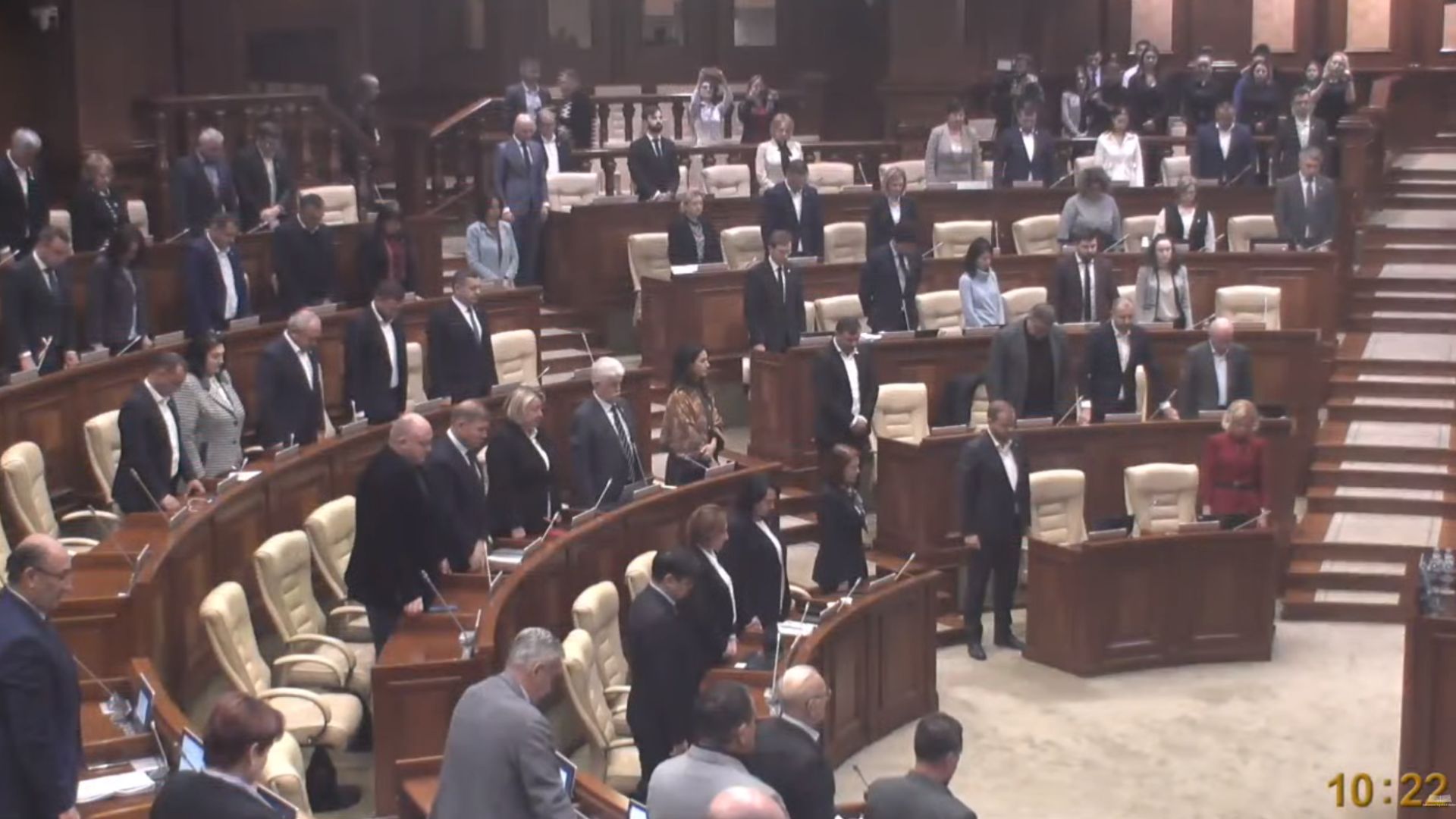 TV8.md - Minut de reculegere în Parlament pentru victimele atacurilor ...