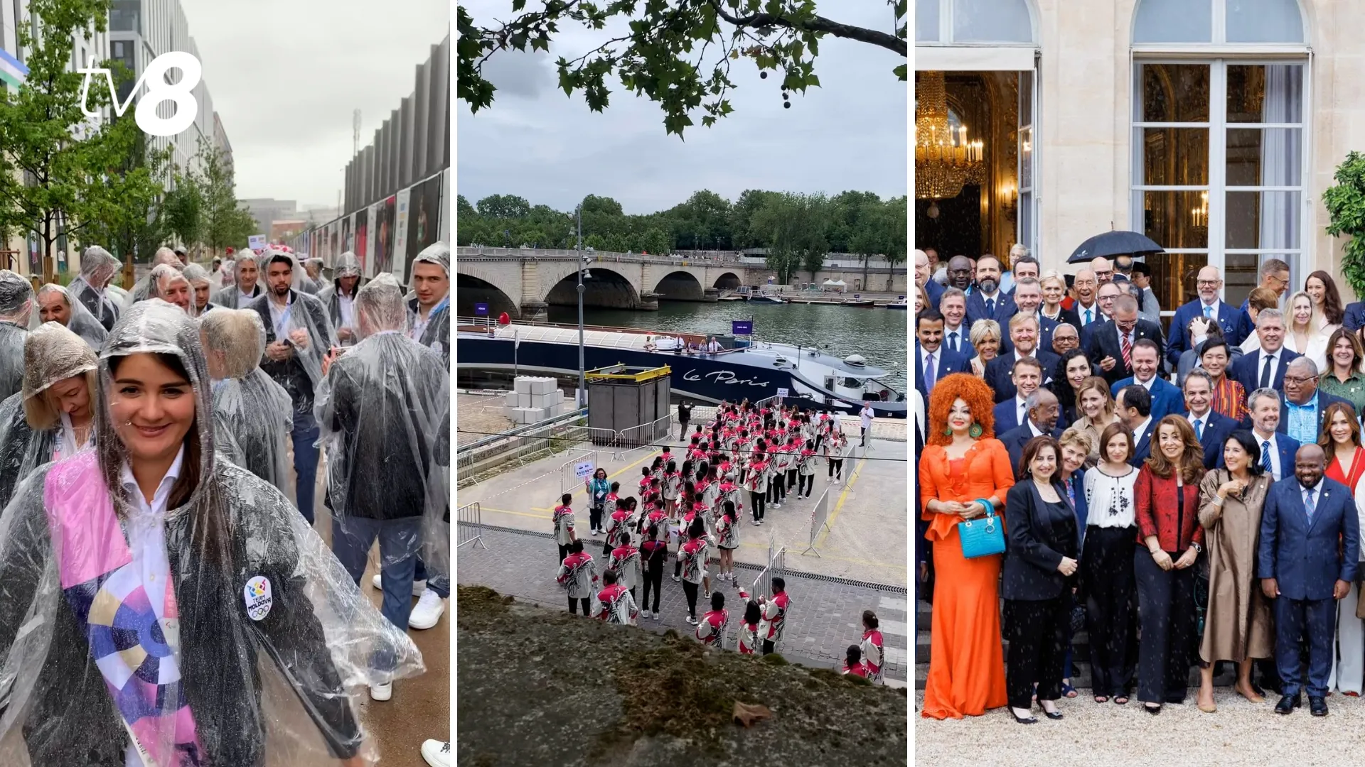 TV8.md - /VIDEO/ Start Jocurile Olimpice! Sportivii, prinși de ploaie ...