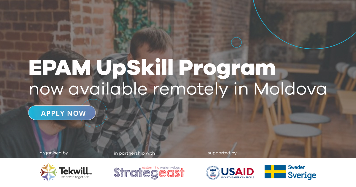 TV8.md - Instruire și angajare într-o companie IT globală. Aplică la programul „Epam Upskill” și ...